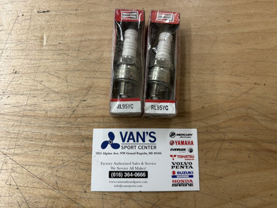NOS OEM CHAMPION SPARK PLUG - LOT OF 2 PLUGS PN RL95YC ATTIC64G | eBay
