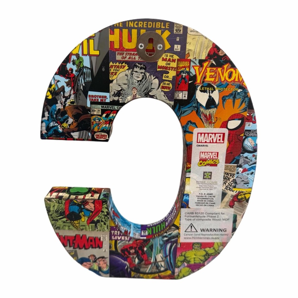 Vintage Marvel Comics Retro Superhero Wood Letter “C” Wall Décor Art ...