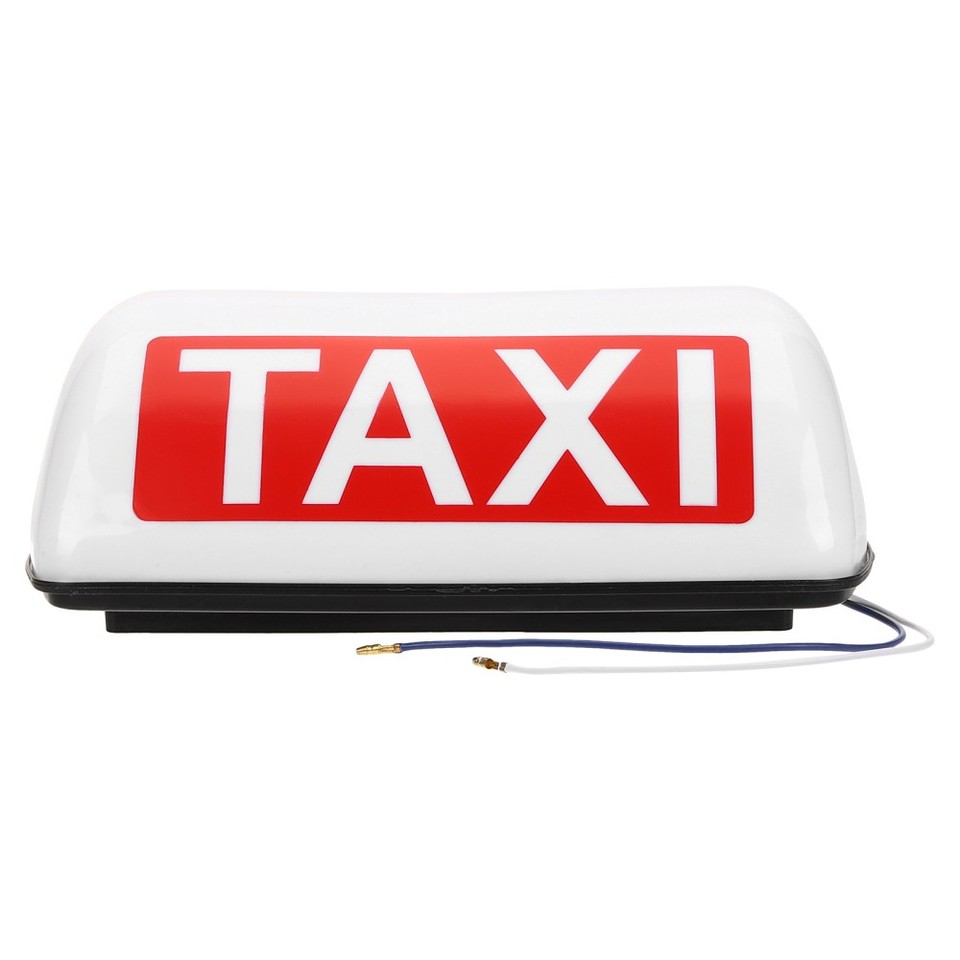 Taxi Roof Illuminated Sign Retro Car LED Light Taxi Top Sign Indicator ...