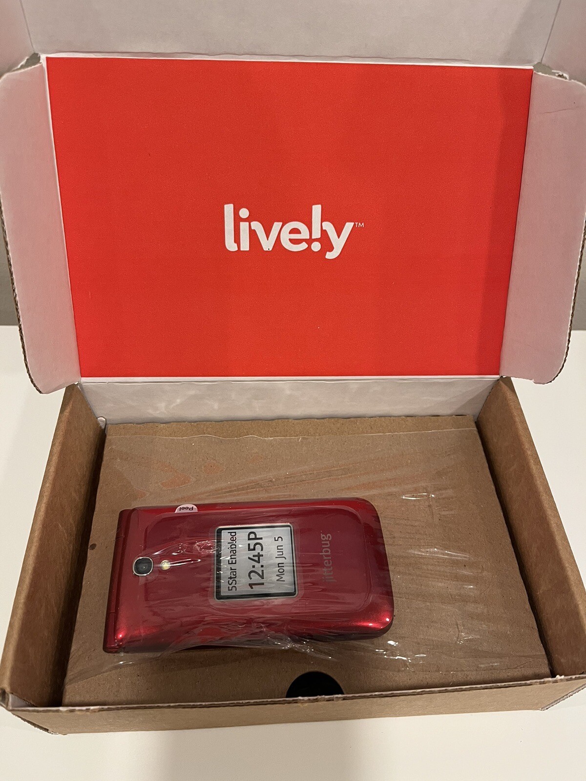 Jitterbug Flip - 4GB - Red Cell Phones for sale online | eBay