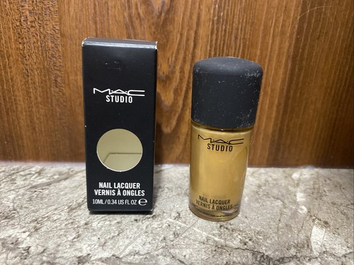 MAC Nail Lacquer Nail Polish Liquid Pigment- Gold Pearl New | eBay