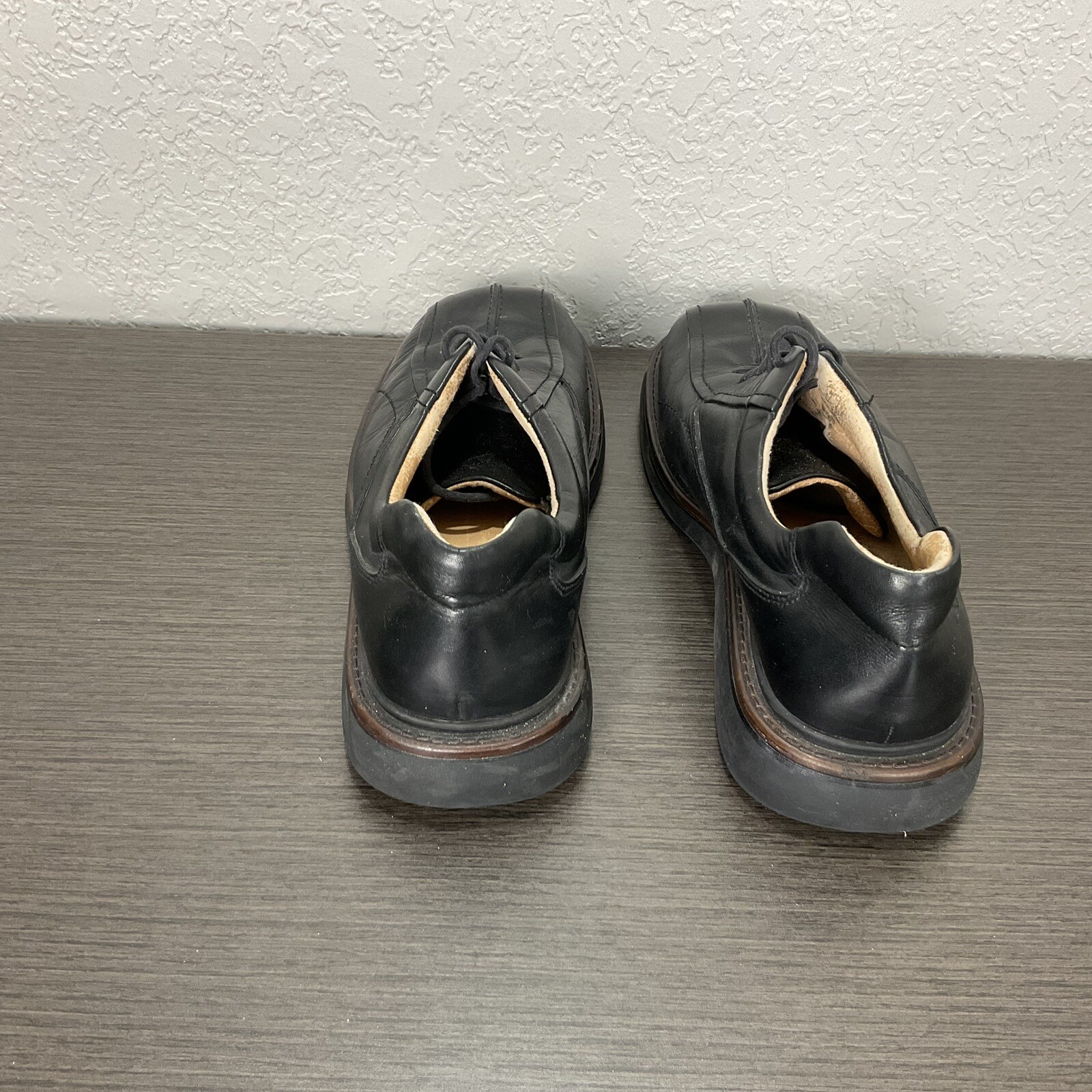 LONDON UNDERGROUND Y2K MEN'S BLACK LEATHER CHUNKY STY… - Gem