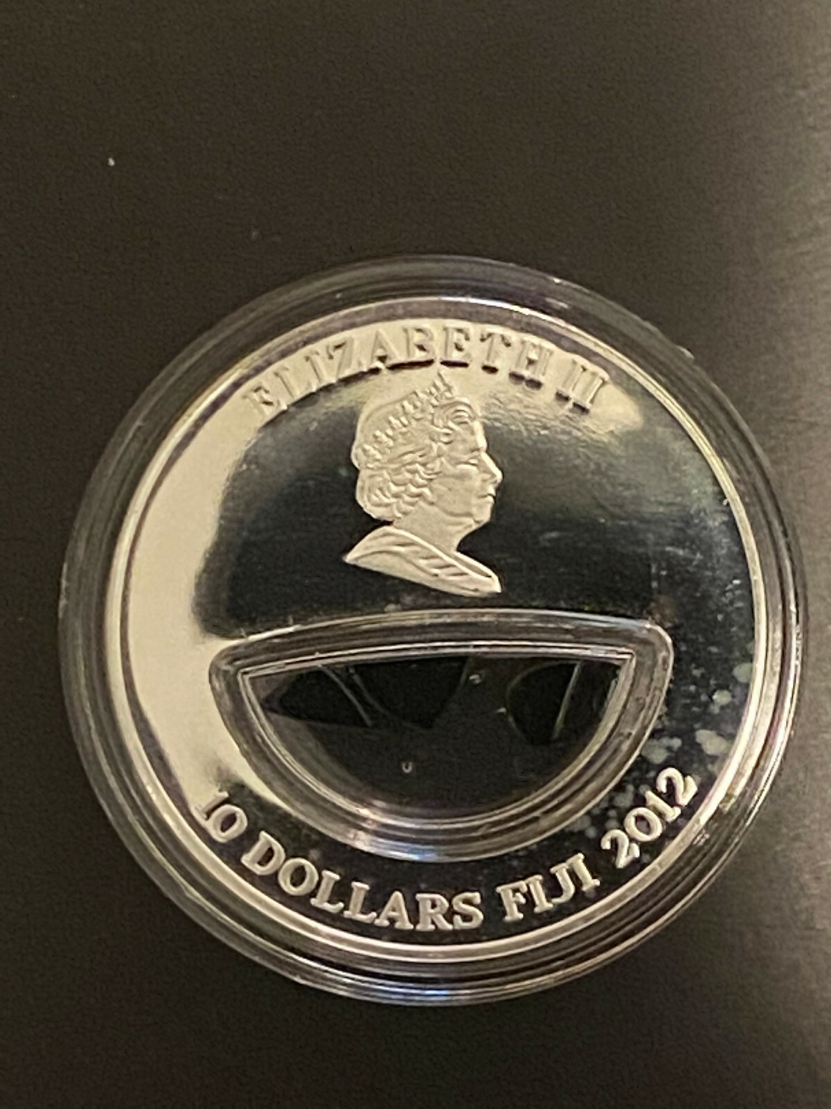 Kainsaz METEORITE silver coin! $10 Fiji, only 999 made! Cosmic ...