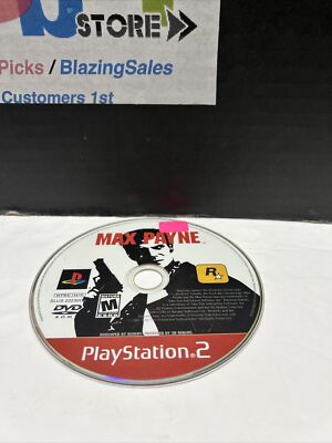 Max Payne (Sony PlayStation 2, 2001) PS2 Game Disc ONLY Greatest Hits ...