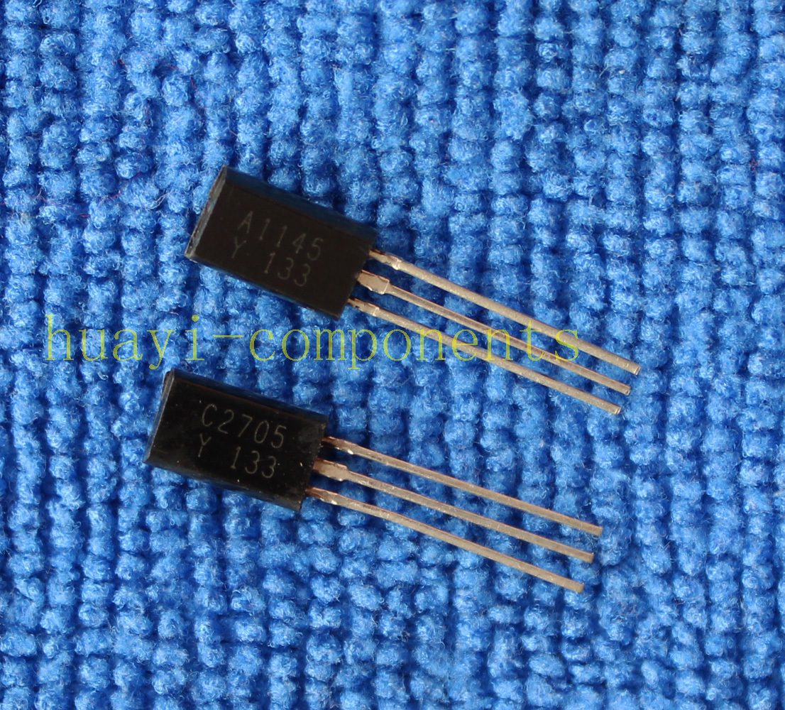 100pairs 2SA1145-Y/2SC2705-Y 2SA1145/2SC2705 A1145/C2705 TOSHIBA TO-92L ...