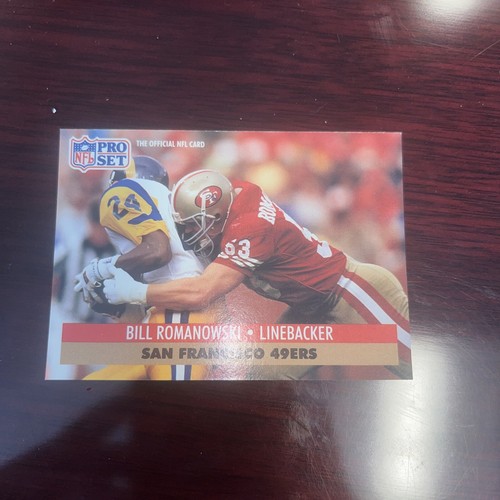 1991 Pro Set #655 Bill Romanowski San Francisco 49ers Card | eBay