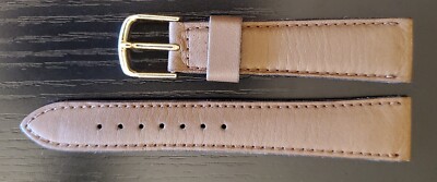 Vintage NOS Japanese Seiko 19mm "Japan B" Brown Calf Leather Watch Band ...