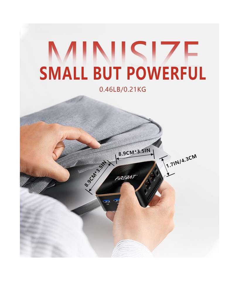 Mini PC N100 Intel, Super Tiny Small PC, Windows 11, 1TB M.2 SSD PCle ...