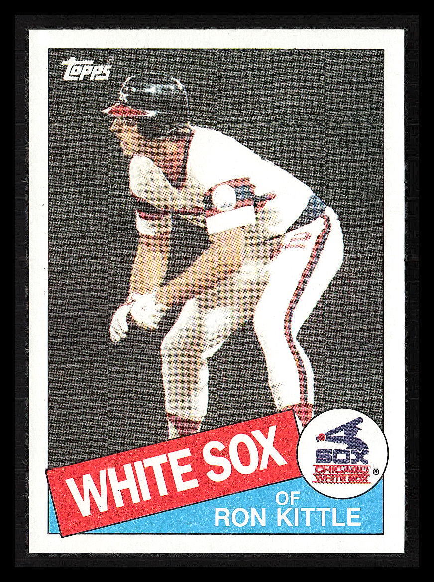 Ron Kittle 1985 Topps #105 Chicago White Sox | eBay