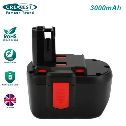 24V Drill Battery For Bosch GBH24VF PSB 24VE-2 BAT030 BAT240 BAT299 Ni ...