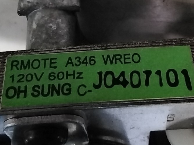Sharp Microwave Fan Motor Part # Rmote A346 Wreo | eBay