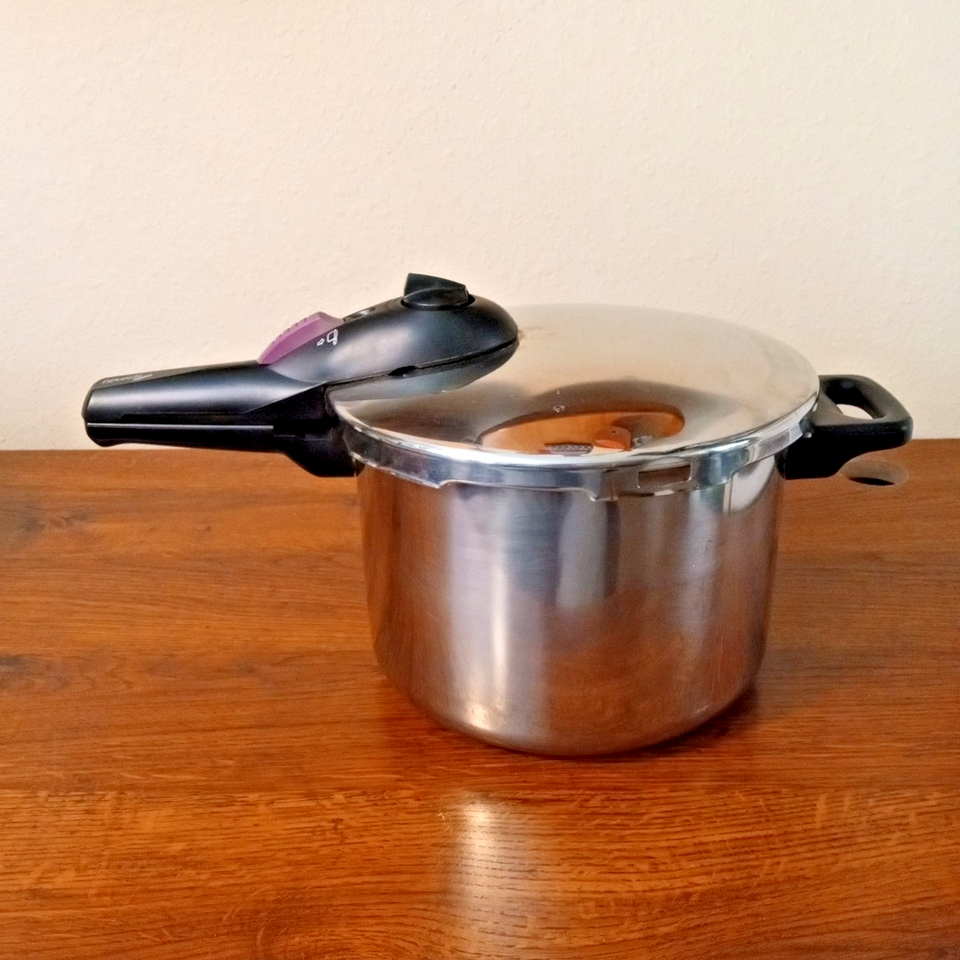 Fagor Splendid 6L Pressure Cooker 85m7 Stainless Steel Vitro-Induction ...