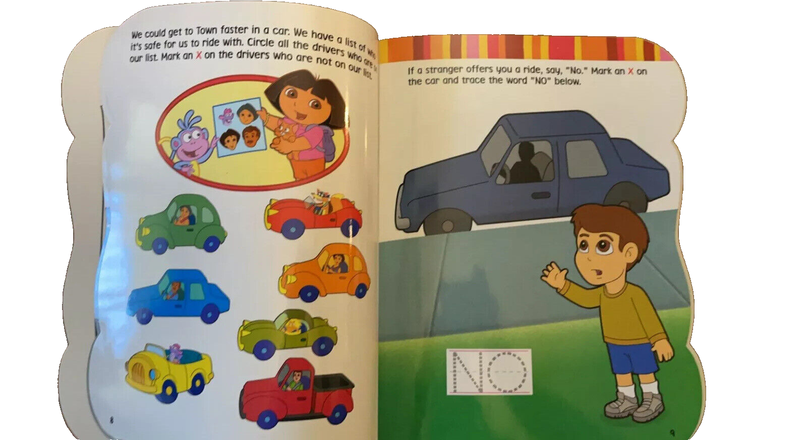 Dora the Explorer Safety : Wipe-off Workbook by Learning Horizons Staff ...