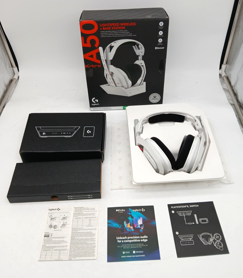 Logitech G Astro A50 Gen 5 Wireless Xbox, PS5, PC Gaming Headset White ...