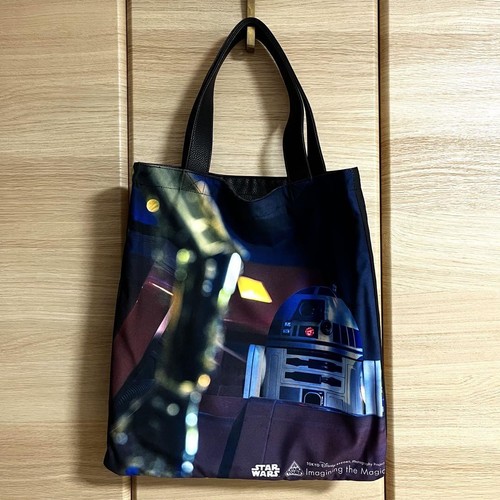 m613 Disney Star Tours Tote Bag Reversible Star Wars R2D2 C3PO Design ...