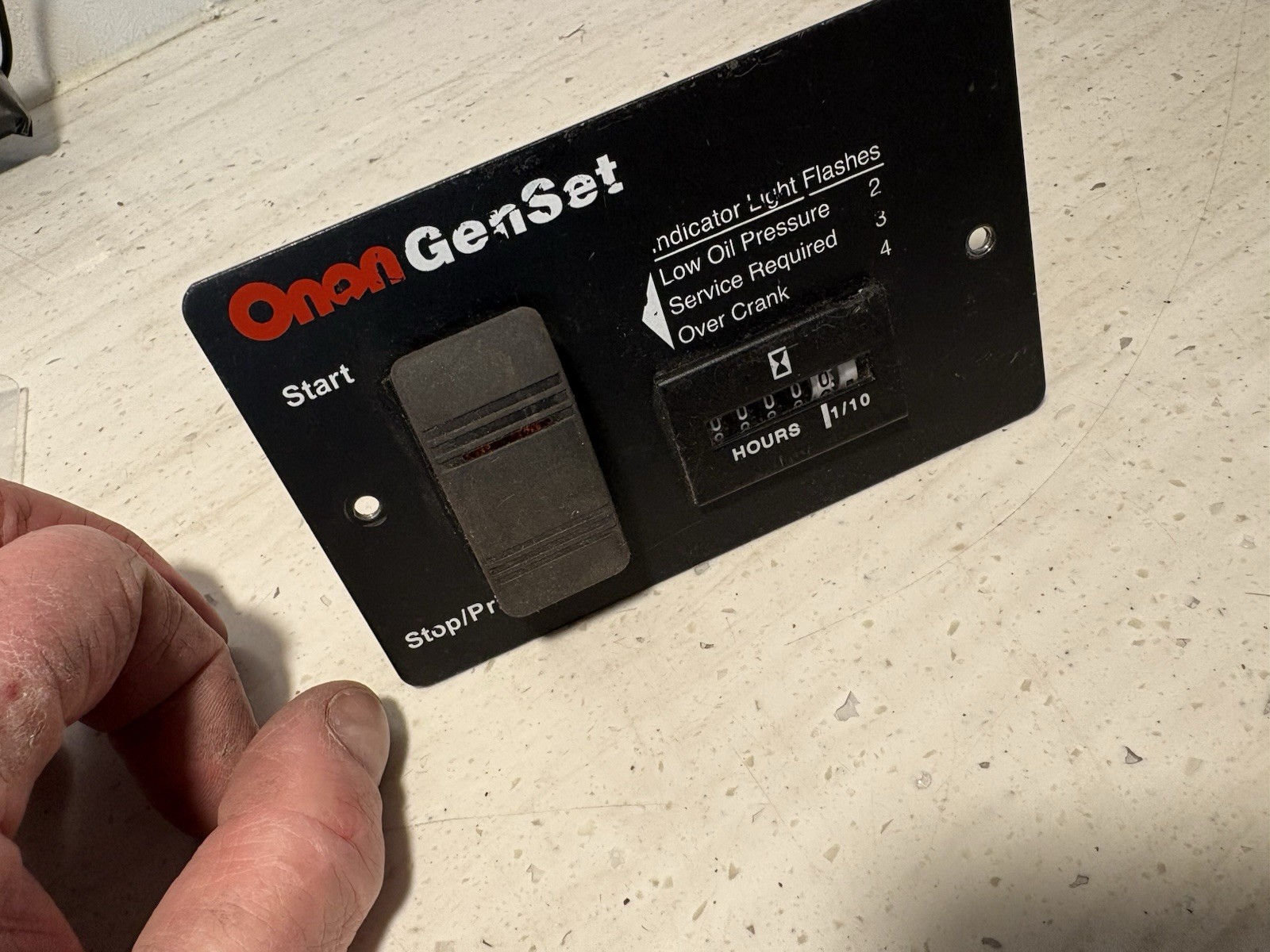 Onan Remote Start OEM Control Panel Motorhome Generator Switch | eBay