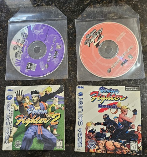 Virtua Fighter Remix & 2 Sega Saturn 1995 Promotional Copy Not For ...