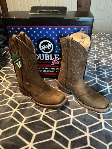 Double H Men’s Boots US Size 8.5 2E Western/work Boot Leather | eBay