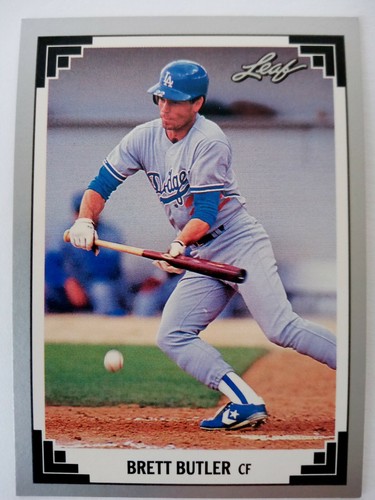 1991 Leaf #411 Brett Butler Baseball Card | eBay