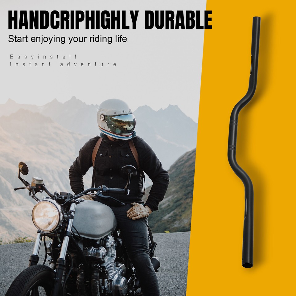 Motorcycle 7/8" HandleBar Dirt Pit Bike ATV Quad Cross Bar For Triumph ...