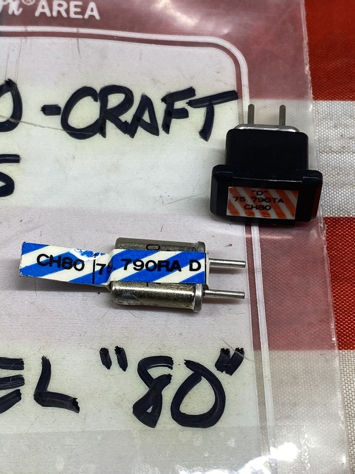 RC CRYSTAL FM / RX/TX / 75.790 /CH80 PreOwned / Works USA Shipped | eBay