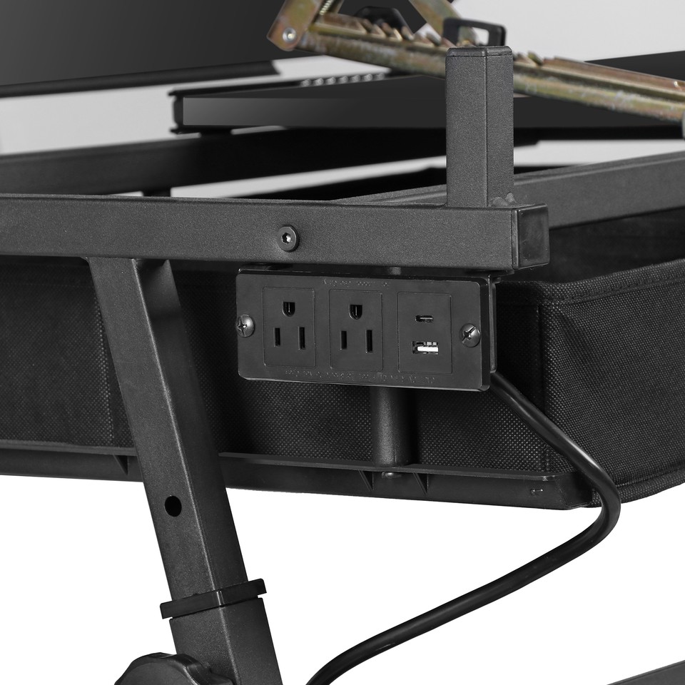 Drawing Drafting Table Stage Platform Adjustable Height W/ Stool Outlet ...