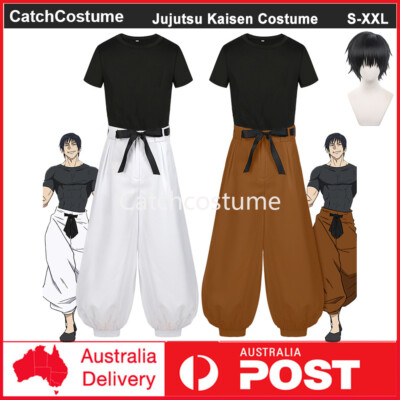 Anime Jujutsu Kaisen Fushiguro Toji Cosplay Costume Wig Uniform ...