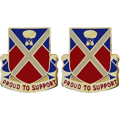 10th Support Battalion (BSB) "Proud to Support" Unit Crest (Pair) | eBay