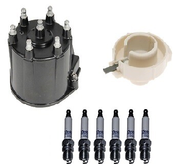 Distributor Rotor Cap & Spark Plugs .045" Kit ACDelco For C1500 G30 ...