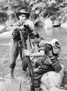 WWII Photo Australian Soliders Bathing New Guinea WW2 B&W World War Two ...
