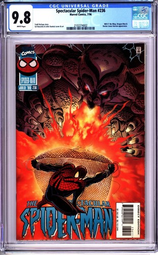 SPECTACULAR SPIDER-MAN #236 - CGC 9.8 WP - DIRECT EDITION - BEN REILLY ...