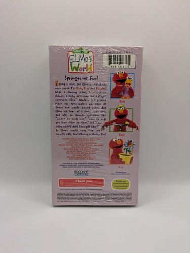 Elmos World - Springtime Fun (VHS, 2002) for sale online | eBay