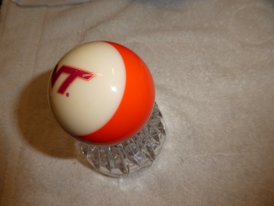 Virginia Tech Stripped Pool Ball Knob Dillon Hornady RCBS Reloading ...