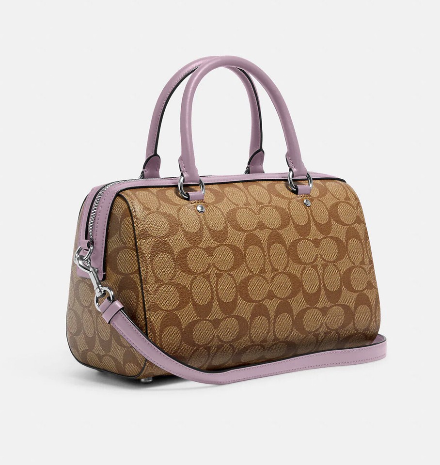 NWT Coach Rowan Satchel In Signature Canvas 2025 CV961/CV962/cw376 | eBay