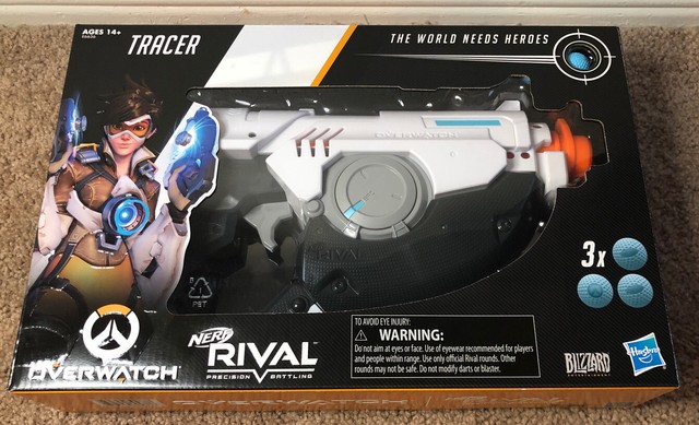 NERF Rival Blizzard Overwatch Tracer With 80x Rounds Fast for sale ...