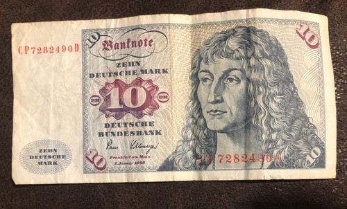 1980 Germany, Federal Republic 10 Mark Banknote P#31d | eBay