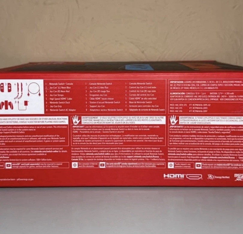 Damaged Box But New Nintendo Switch OLED 64gb,7in OLED Screen REAFY TO ...