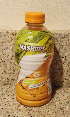 NEW GATORADE MASHUPS LEMON LIME ORANGE THIRST QUENCHER 28 FL OZ LIMITED ...