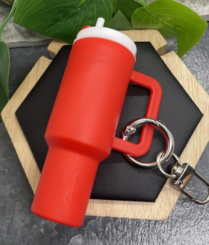 4.5" Mini "Stanley Style" Tumbler Keychain Compartment Holder New Free ...