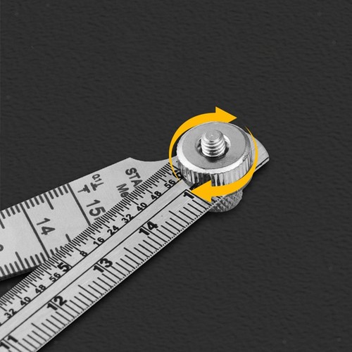 Taper Feeler Gauge Ruler Versatile Imperial Metric Measurement V Shape ...