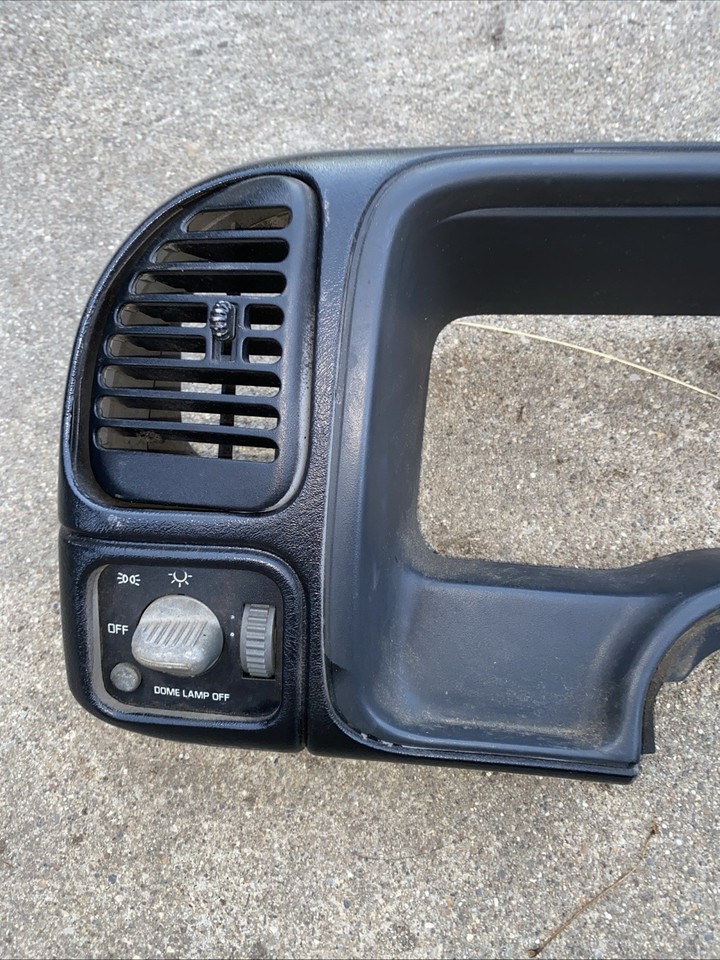 95-99 Chevrolet GMC C1500 Truck SUV Dash Cluster Radio Bezel Black OEM ...