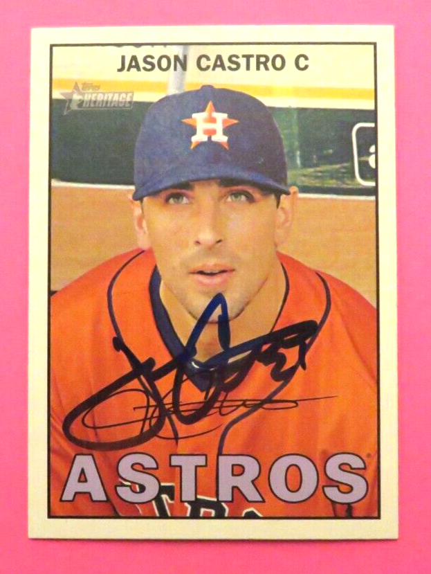 2016 Topps Heritage, Houston Astros - JASON CASTRO - autographed | eBay