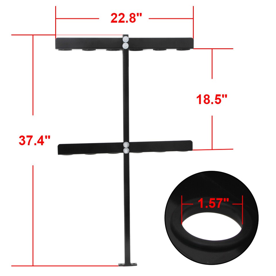 Landscape Hand Tool Rack for Truck Trailer, Vertical Hand Rack for ...