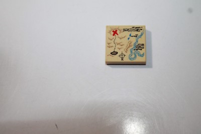 LEGO 2X2 PRINTED TILE NAUTICAL TREASURE MAP | eBay