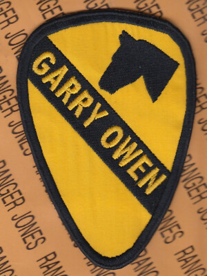 US Army GARRY OWEN 7th Cav Regt 1st Cavalry Division ~5" patch c/e | eBay
