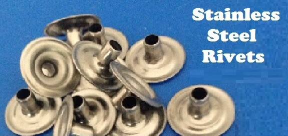 Bungee Loop Stainless Steel Fitting Rivets - 10 pack- Bunji Tonneau Ute ...