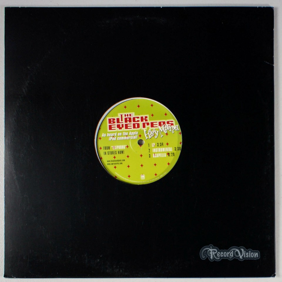 Black Eyed Peas - Hey Mama (2003) Vinyl 12" Single • Elephunk, Fergie ...