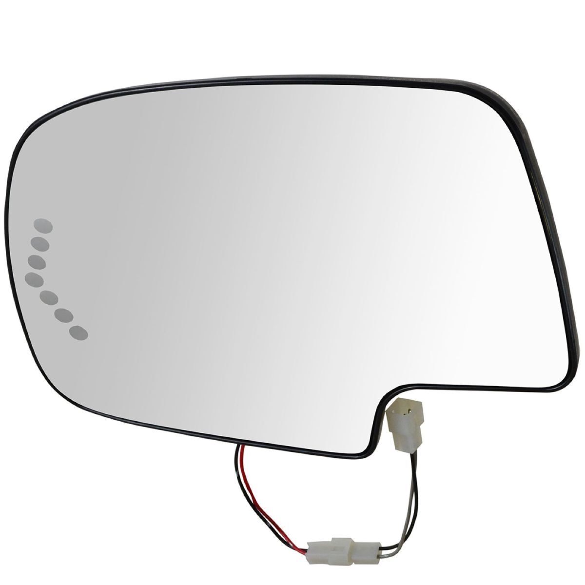 Heated Mirror Glass Turn Signal w/o Auto Dimming LH LF for Chevy GMC ...