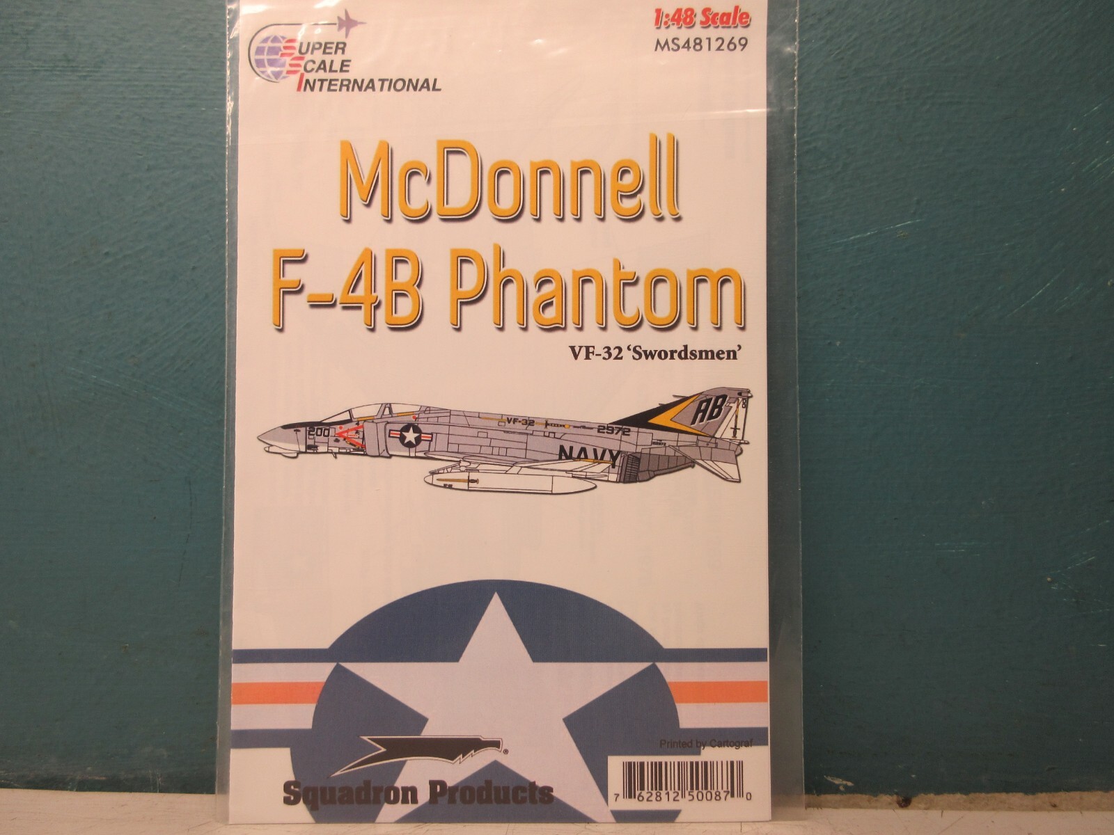 SUPERSCALE 1/48 McDONNELL F-4B PHANTOM II VF-32 SWORDSMEN #MS481269 | eBay