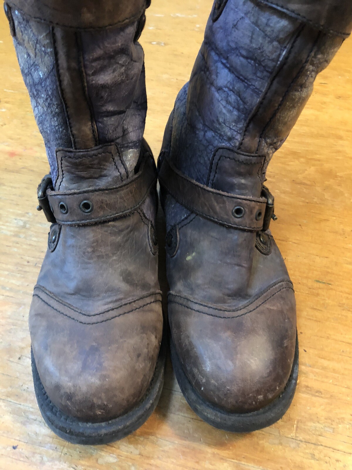 UGG ITALY COLLECTION ADELA INK LEATHER MOTORCYCLE EN… - Gem